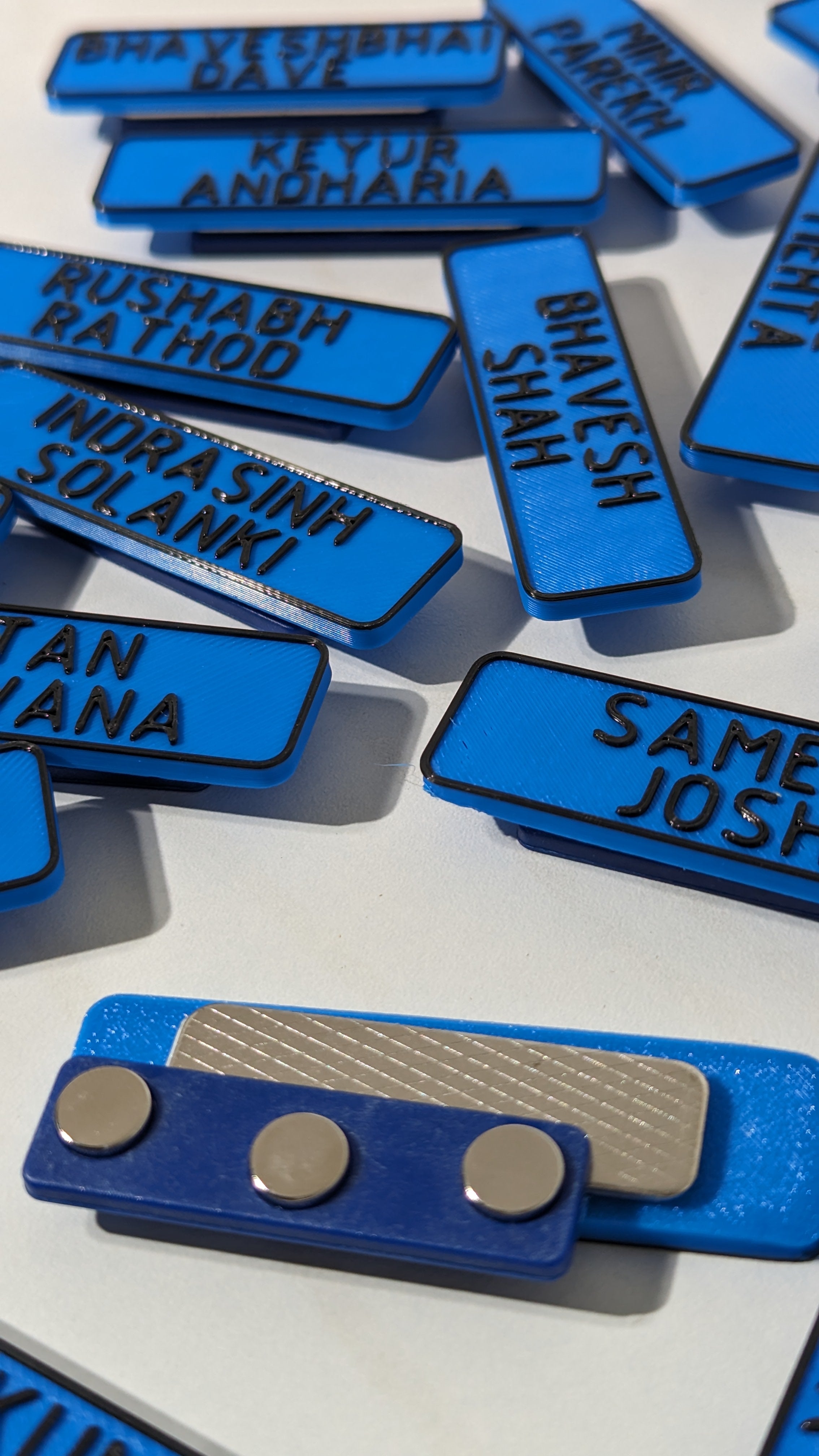 Customized Name Tags with Pins and magnets – FormSolid