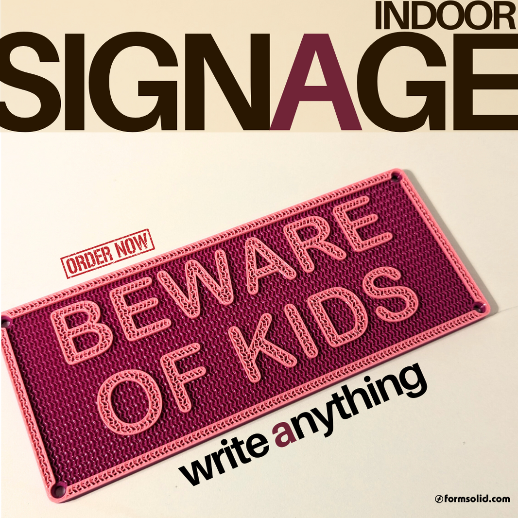 Indoor Signage – FormSolid