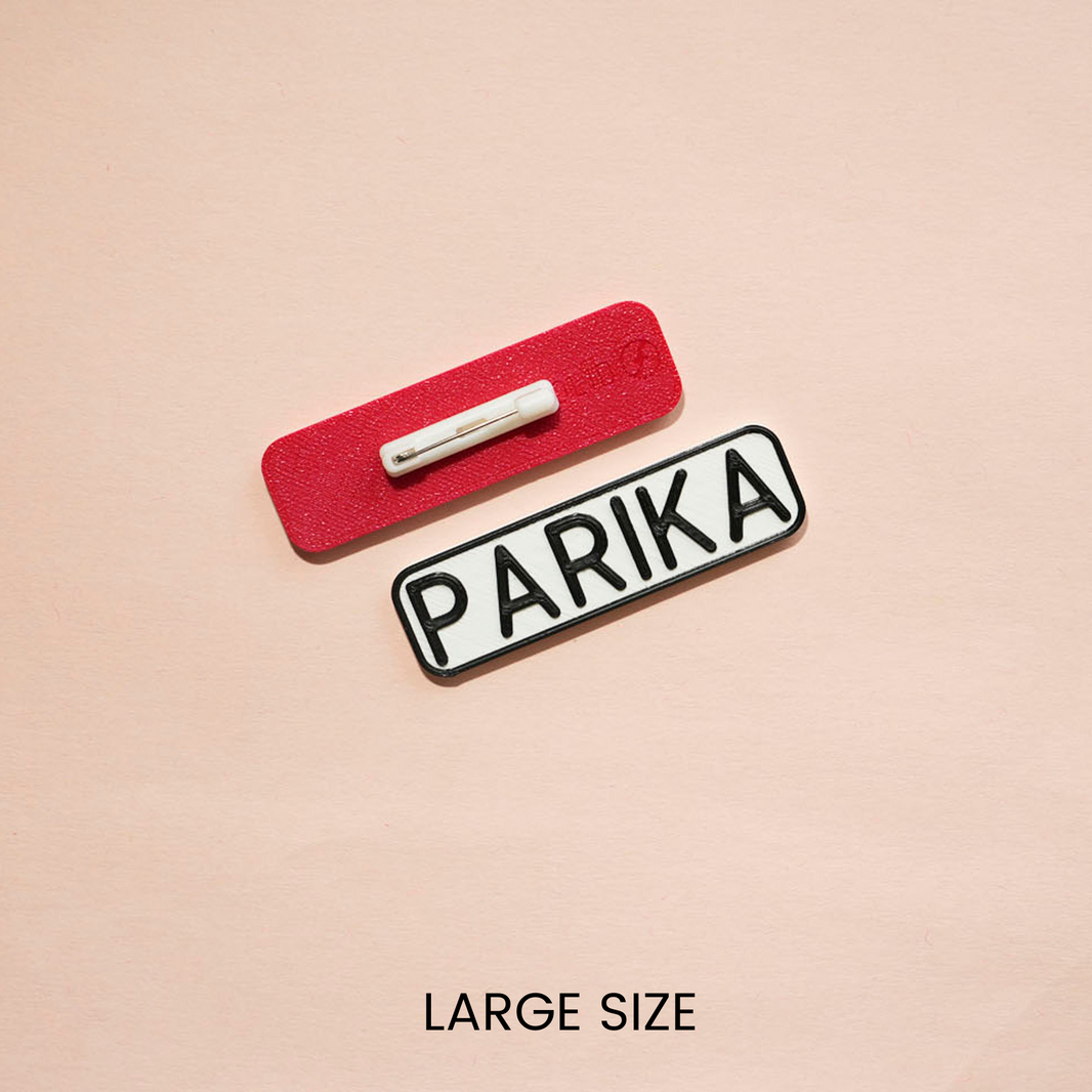 Customized Name Tags with Pins and magnets – FormSolid