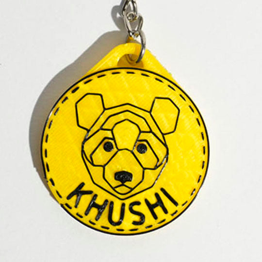 ANIM-pack of 2-customized nametag, keychain and charm India – FormSolid