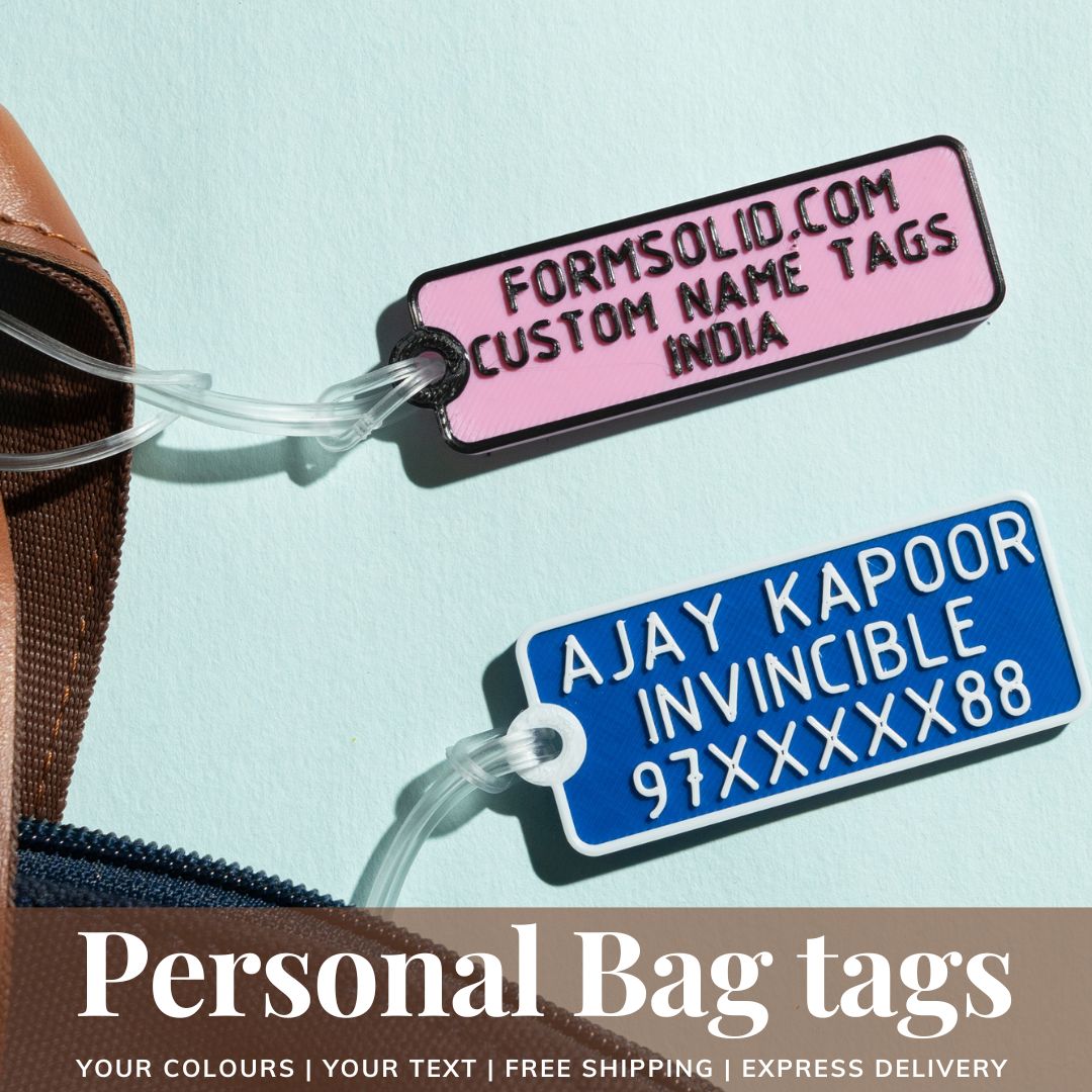 Personalized Luggage Tags, Stylish Custom Bag Tags, Suitcase Tags ...