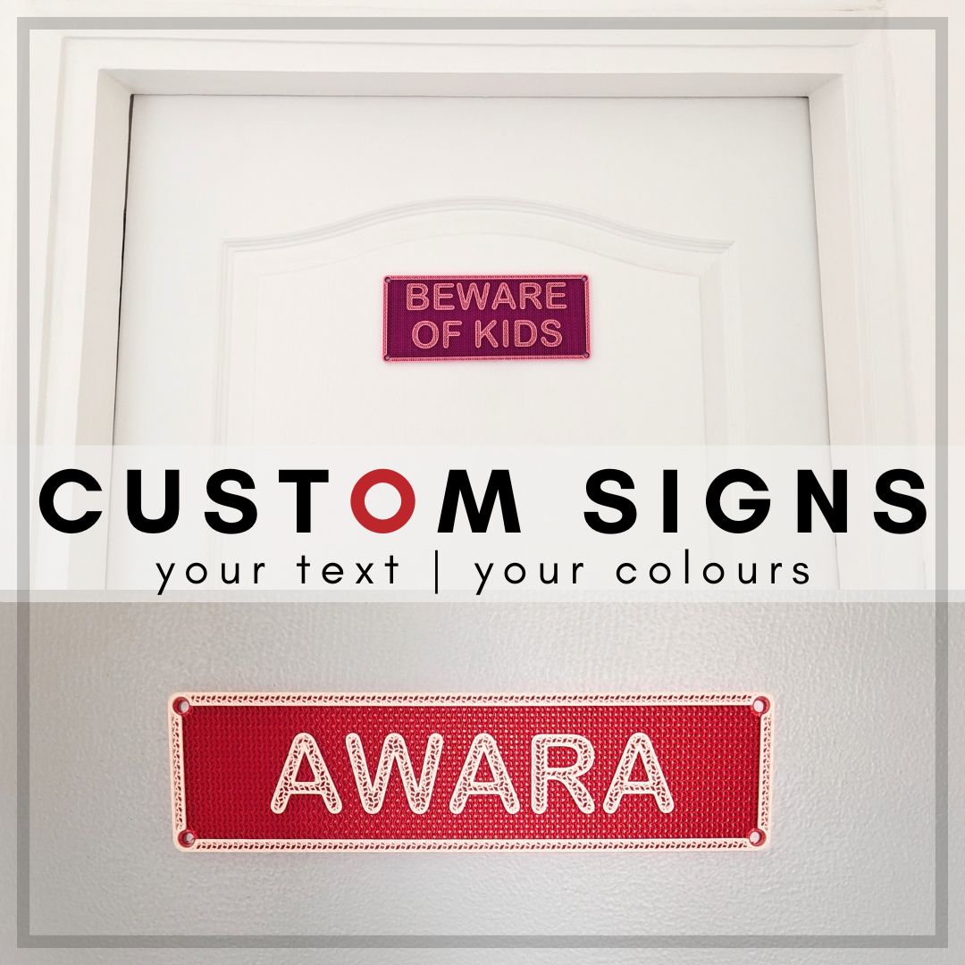 Custom Signage write anything – FormSolid