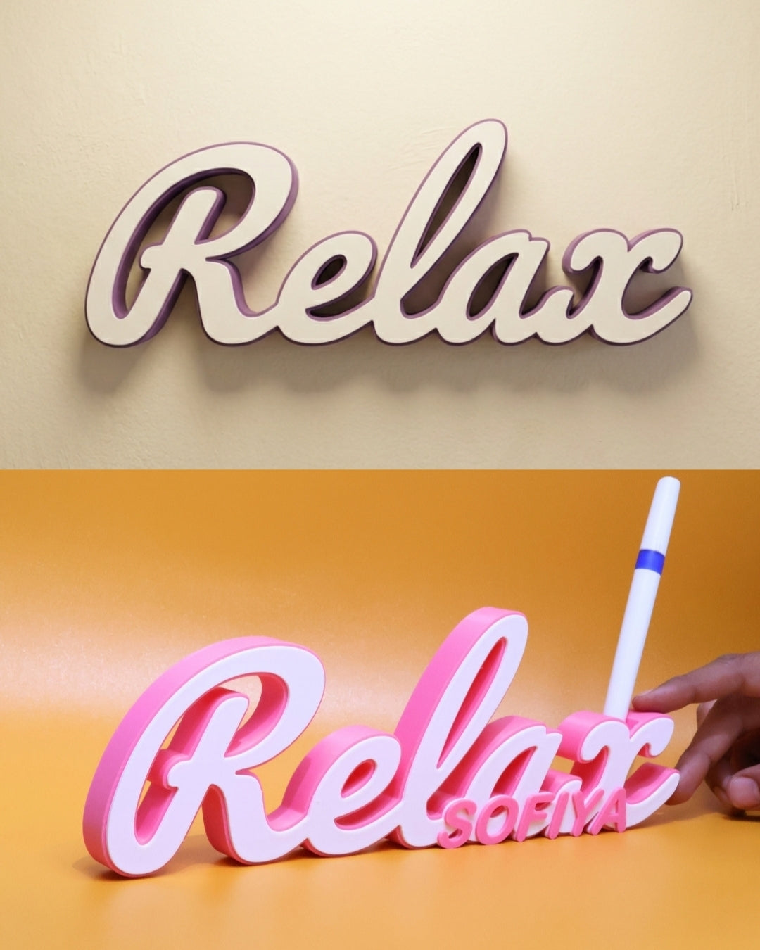 Motivational text decor gift for friend and family – FormSolid