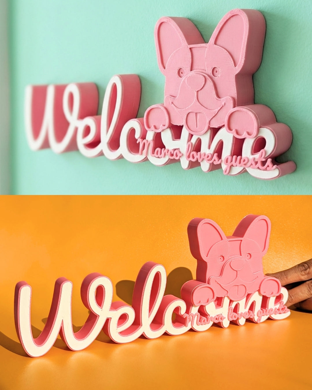 Text decor piece for your pet house – FormSolid