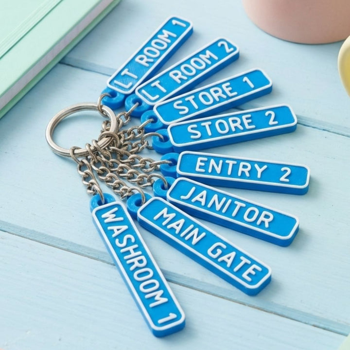 Customized Room Name Keychains – FormSolid