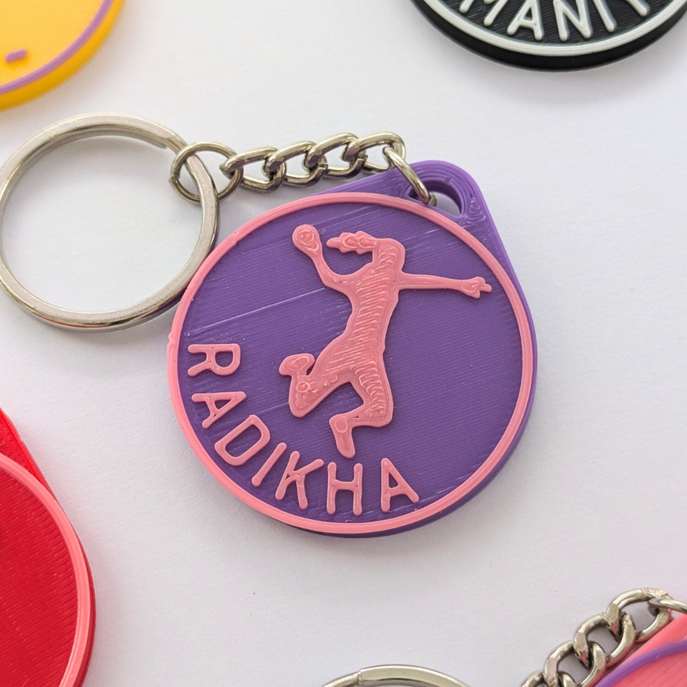 Handball gift keychain, fridge magnet – FormSolid