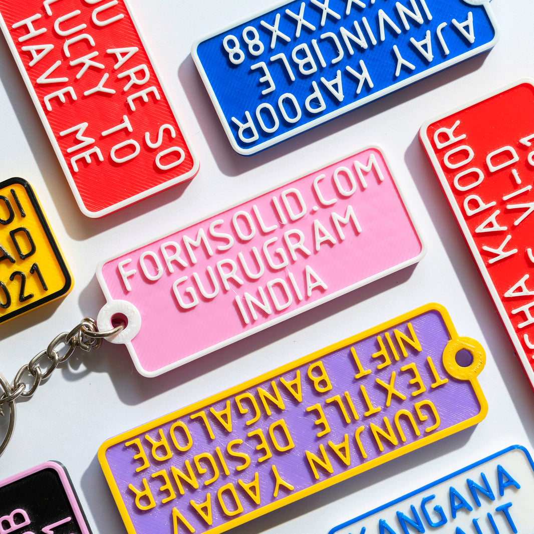 Customized Nametags and Keychains Formsolid – FormSolid